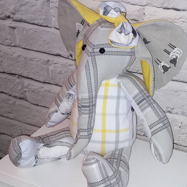 Memory Elephant Sewing Pattern: Keepsake Bear Tutorial (PDF Pattern) - Etsy