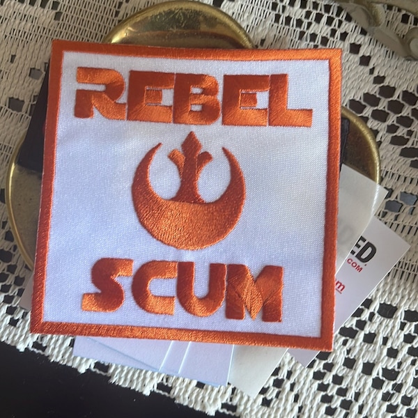 Rebel Scum Star Wars Patch: Embroidered Rebel Alliance Crest - Etsy