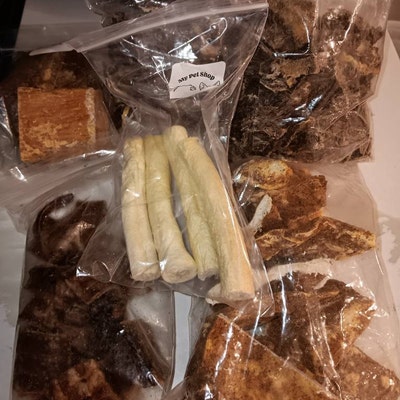 4 BULLY Bites Extended Bully Bites Pieces Thick & Thin Mixed A Bit ...