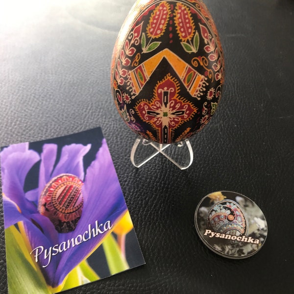 Real Plywood Pysanka Holder Display Stand for 5 Chicken or Goose Easter ...