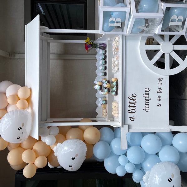 21" Dumpling Bao Bun Jumbo Balloon | Little Dumpling Baby Shower Party ...