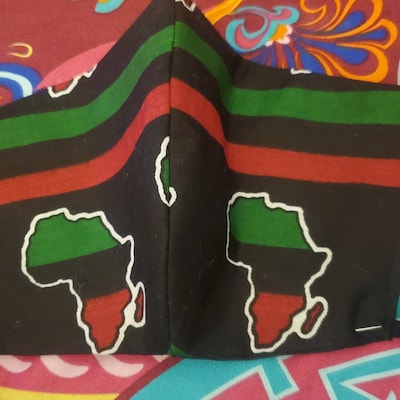 African Map African Fabric Sold per Yard - Etsy