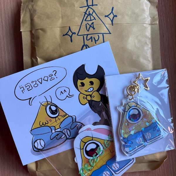 Theraprism Bill Cipher Holographic Sticker || Gravity Falls Book of ...