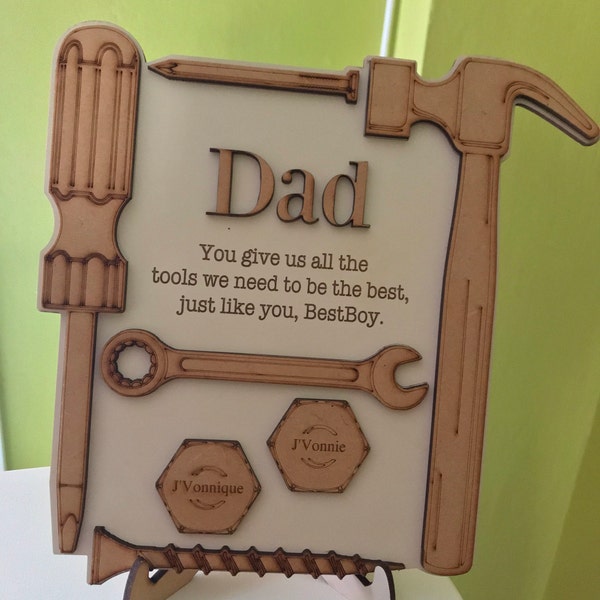 Father's Day Tools SVG Bundle ( 2-6 Kids) Svg FILE ONLY - Etsy