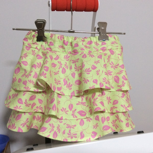 Skort Shorts Pattern for Girls and Toddlers. Skirt Sewing Pdf Patterns ...