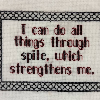 Punch a Nazi Cross Stitch PDF Pattern - Etsy