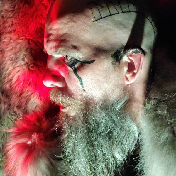 Floki Head Tattoo Vikings for Cosplay. Includes Both Sides of the Head ...