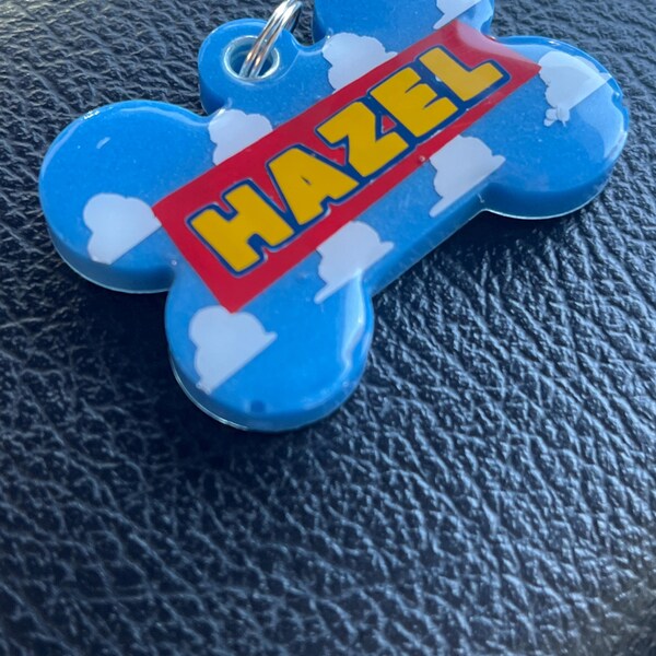 Honey Resin Dog Tag, Pet Name Tag, Dog Tag Custom, Honeycomb Pet ID ...