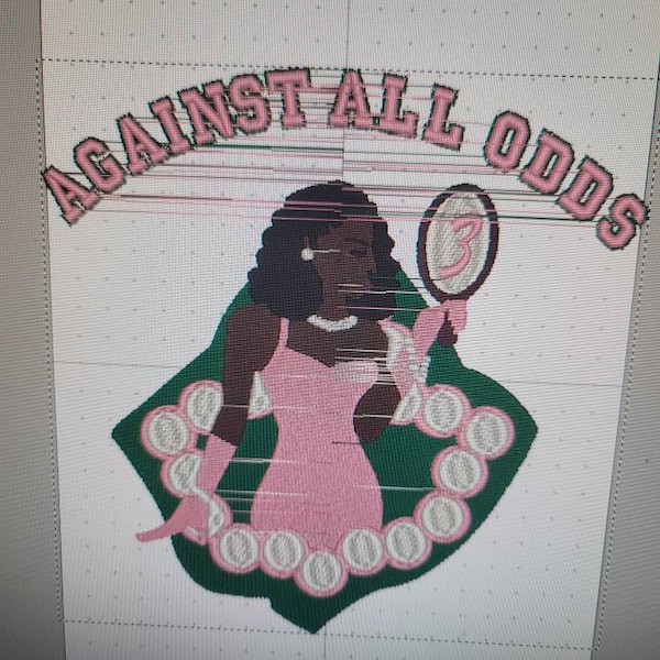 Against All Odds Digital Machine Embroidery Design 4x4, 5x5, 6x6, 7x7 ...