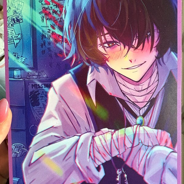 BSD Stickers Dazai, Chuuya, Ranpo, Fyodor, Nikolai, Sigma, Poe ...