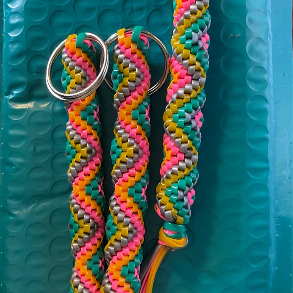 Custom Boondoggle Keychains, Rexlace Lanyard, Plastic String Keychains ...