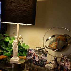 Goddess of Wealth Tyche Lady Luck Fortuna Statue Alabaster Sculpture 16 ...