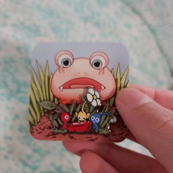 Pikmin Enamel Pin - Etsy