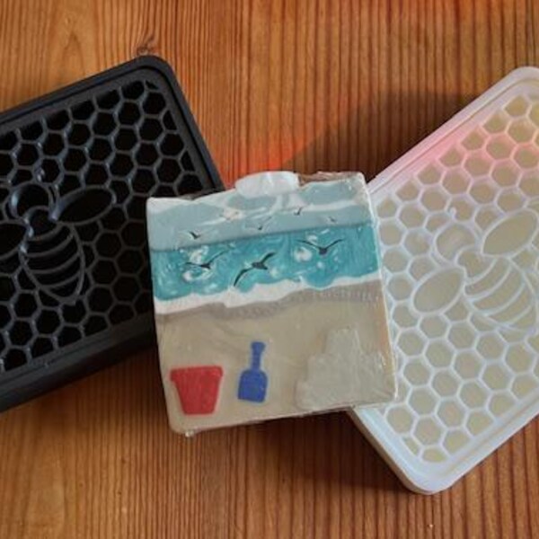 Mermaid Scales Soap Impression Mat Custom Soap Mat Stamp Soap Making ...