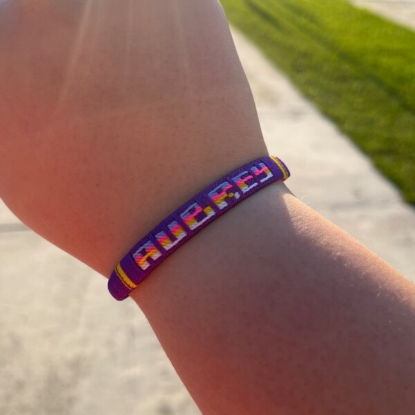 Tribal Mexican Friendship Bracelets, Aztec Patterned Handwoven ...