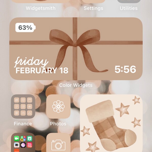 Cozy Christmas App Icons, Icons Xmas, Winter Aesthetic App Icons ...