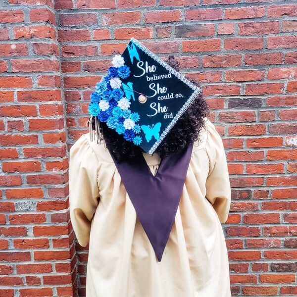 Custom Graduation Cap Topper/ Custom Cap / Graduation Cap Topper ...