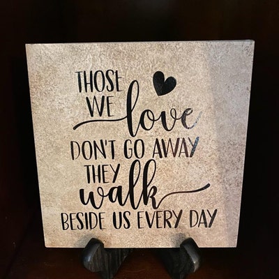 Memorial Tile With Stand - Etsy