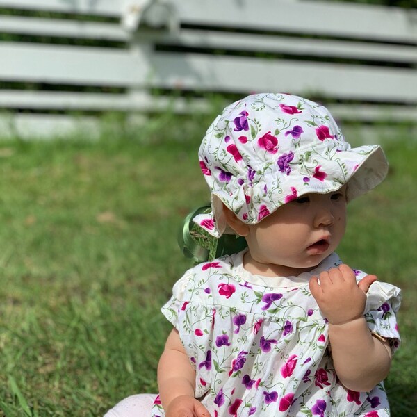 PDF Sewing Pattern - Tulip Hat Pattern (adjustable) 3 Months to 12 Months - Etsy