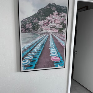 Positano Italy Wall Decor Large Wall Art Pastel Prints Home - Etsy