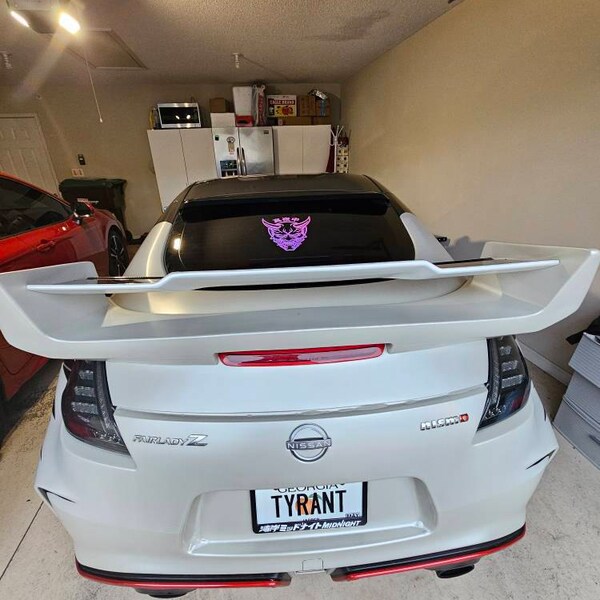 Wangan Midnight Black License Plate Frame Frames JDM Prism Holographic ...