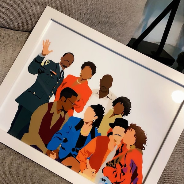 A Different World Art Print Poster- 90's TV Classic TV Show Print ...