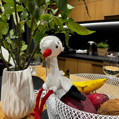 Crochet Pattern Lucky the Stork - Etsy