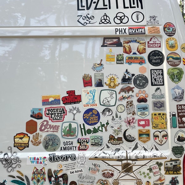 Led Zeppelin Band Logo - Vinyl Decal Sticker - Rock Music - Various ...