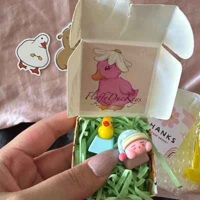 Handmade Resin Duck Keycap, Goose Keycap, Animal Keycaps, Cute Keycaps ...