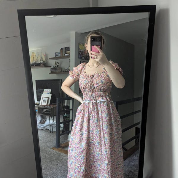 Elastic Waist Milkmaid Dress - Daisy Frock PDF Sewing Pattern - Etsy