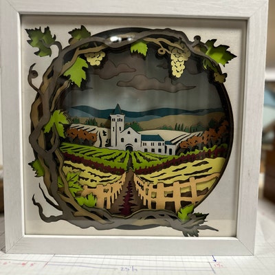 Gothic Raven Shadow Box SVG Template Crow Layered Paper Cut - Etsy