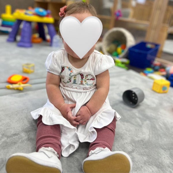 Birthday Embroidered Long Sleeve Dress / Floral Number Dress / First ...