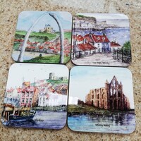 Coasters of Scotland Castles From Watercolours by Whitby - Etsy UK