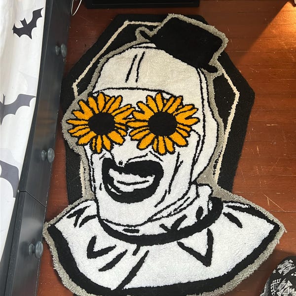 Jason Voorhes/friday the 13th Mask Rug - Etsy