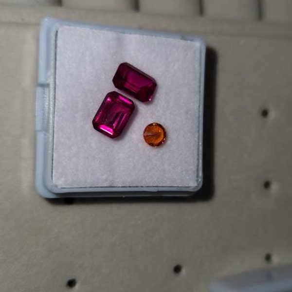 15 X 15 MM Loose Red Painite Perfect Pair as You Want Very Rare 100% ...