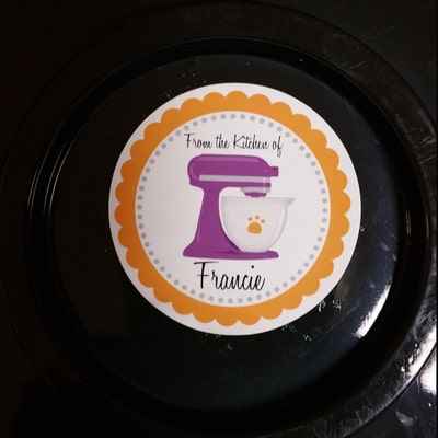 Kitchen Stickers Cute Hot Pink, Grey, Kitchenaid Mixer, Food Cooking ...