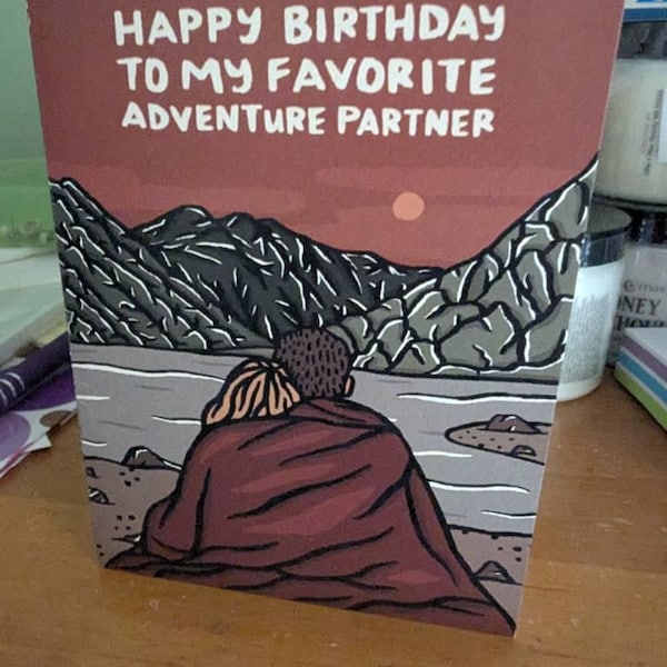 Happy Birthday to My Favorite Adventure Partner | Birthday Card ...