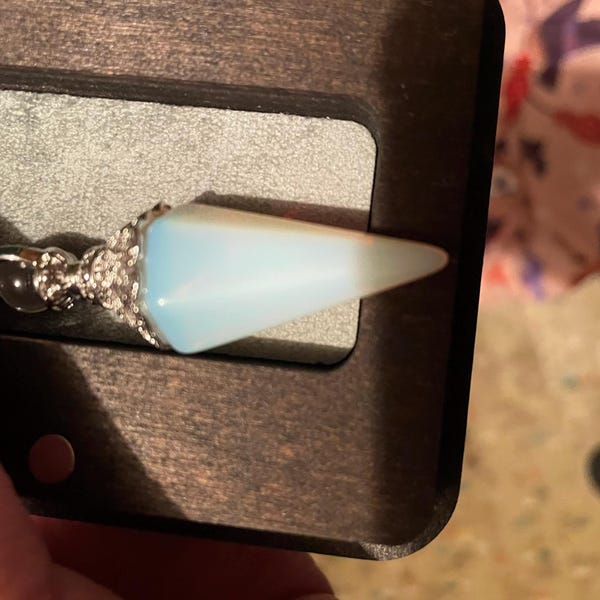 Pendulum and Board Dowsing Kit With Pendulum Holder Box, Divination Set ...