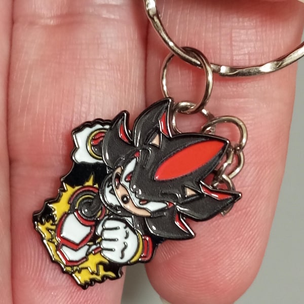 Shadow Hedgehog Game Keychain Gift Best Friends Keychains Game Hedgehog ...