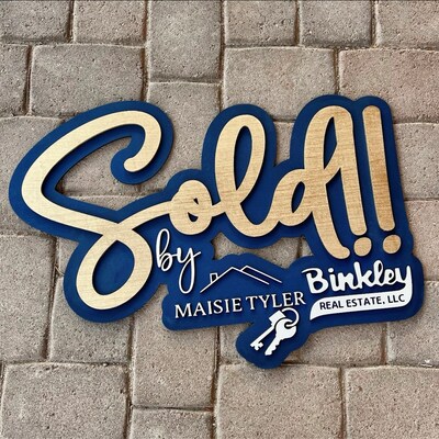 Sold Sign for Realtors, Closing Day Social Media Photo Prop, Real ...