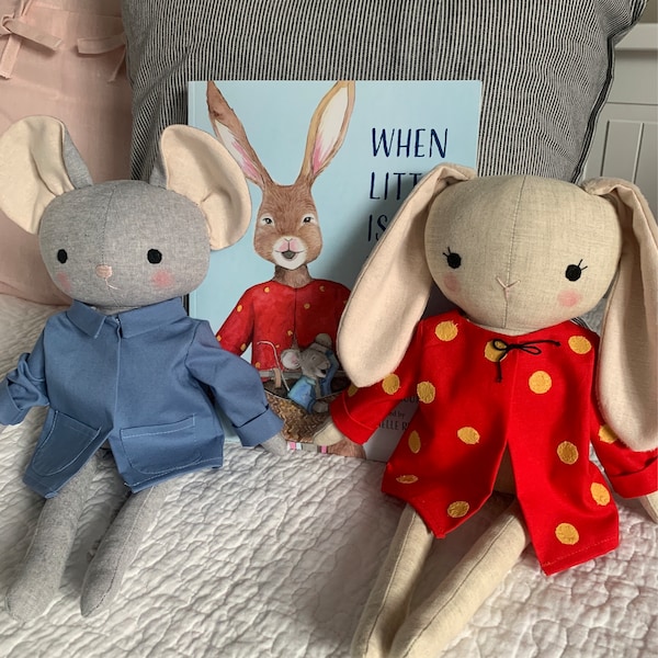 Doll Pyjama PDF Sewing Pattern and Tutorial - for Studio Seren Stuffed ...