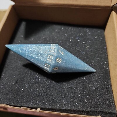 Pink and Blue Iridescent Crystal Dnd Dice. Luminescent Cave Mushroom - Etsy