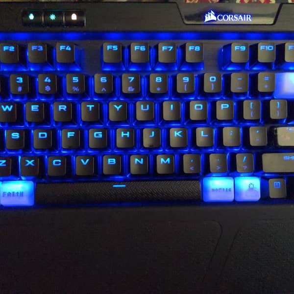 Faith the Unholy Trinity Keycap Set (6) - Etsy