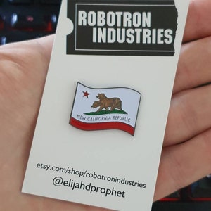 Fallout NCR Flag Enamel Pin RESTOCKED - Etsy