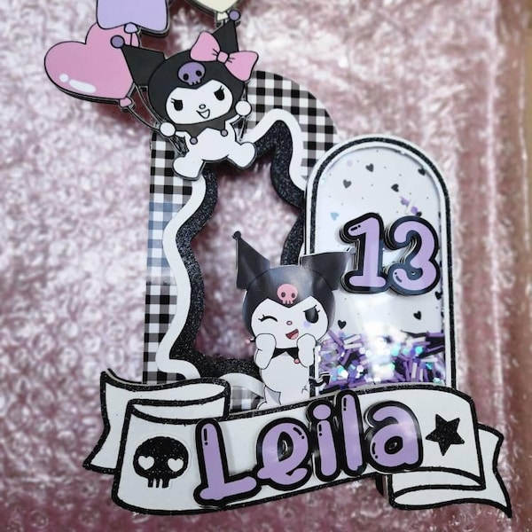 Personalized Dandy’s World Cake Topper | Shaker & Light-up Cake Topper ...