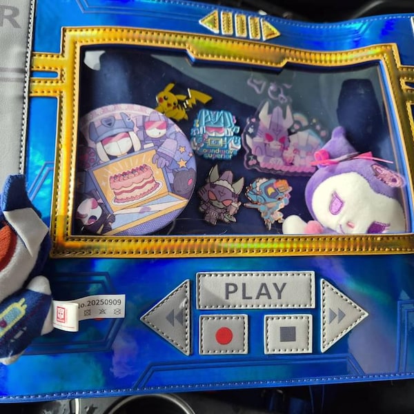 LIMITED QUANTITY Transformers Holographic Blue Soundwave Itabag ...