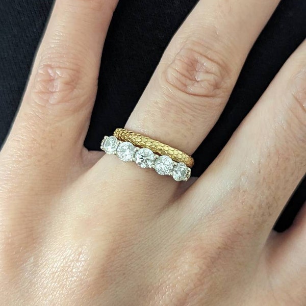 14K Gold Letter Ring I Oval Signet Ring I Plain Gold Rings I Gold ...