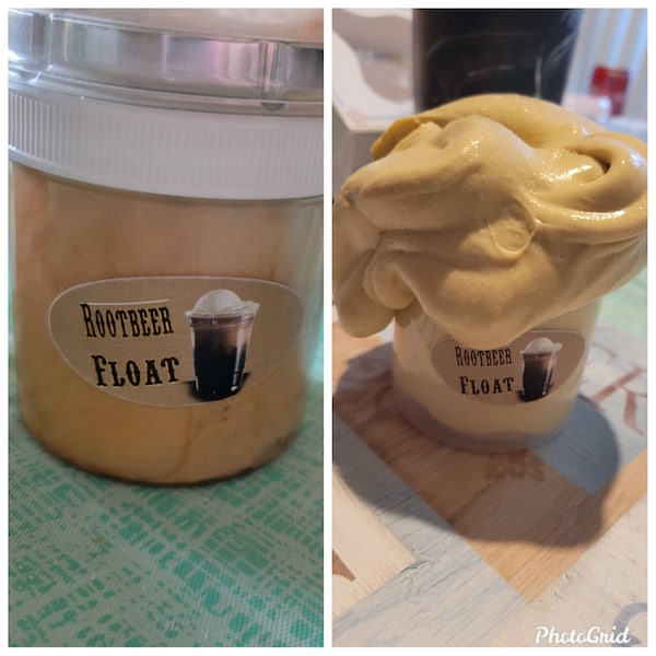 Root Beer Float DIY Slime Clay Mixing Scented Fun Toy Stress Relief Toy ...