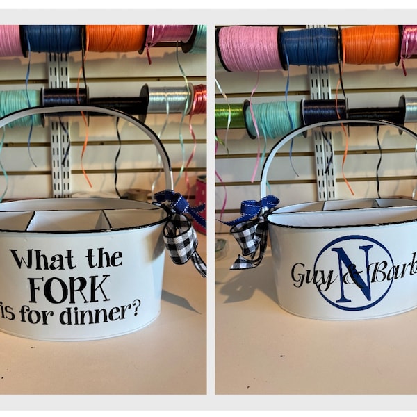 Personalized Hot Pink Shower Caddy With Double Circle and Monogram ...