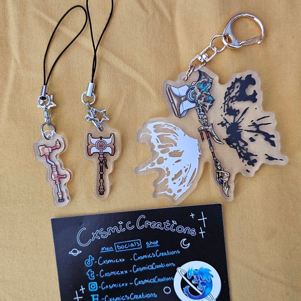 Arcane Jayce Hammer Acrylic Charm! (butterfly Jayvik) [pre-order!] - Etsy